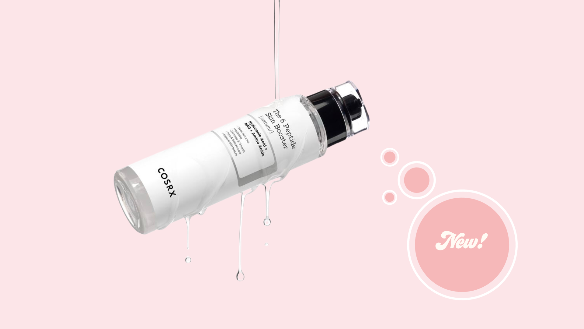 New at GLOWiD! 6 Peptide Skin Booster from CosRx!